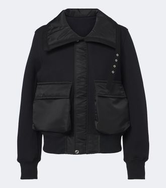 sacai Blousonjacke aus einem Baumwollgemisch