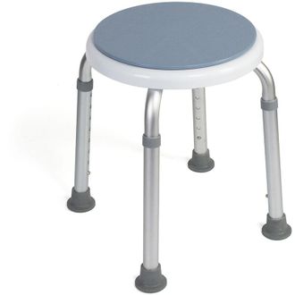 Gelco Design Gelco Design - Tabouret de douche pivotant twist chrome r&eacute;glable
