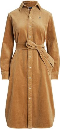Ralph Lauren Belted Corduroy Shirtdress