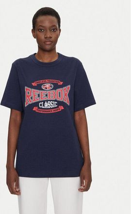 Reebok T-Shirt 100220202 Dunkelblau Relaxed Fit