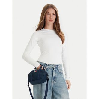 Tommy Jeans Handtasche Tommy Jeans Tjw Ess Daily Crossover AW0AW17889 Dunkelblau