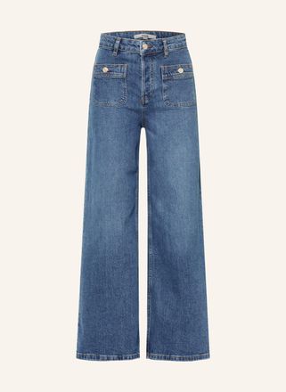 Maje Wide Leg Jeans blau