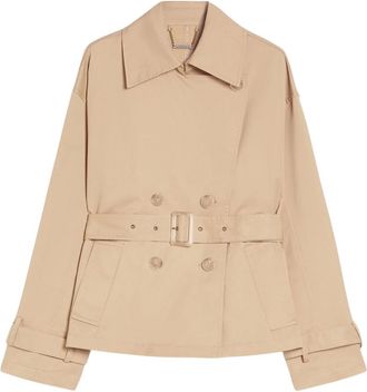 Pennyblack Femme, Manteaux, Brun, Taille: 40 FR Anson Cropped Trench