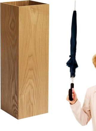 Generic Schirmhalter - Dekorativer Schirmeimer Aus Holz, Fluraufbewahrung Und Zeitungsständer | Praktischer Organizer Für Terrasse, Flur, Bauernhaus, Büro, Hi