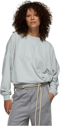 10 Days Femme, Sweatshirts et sweats &agrave; capuche, Bleu, Taille: 36 FR Jersey Oversize