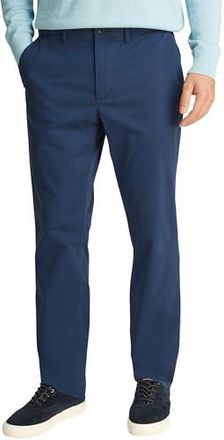 Tommy Hilfiger Chino Homme Denton Chino Satin Straight Fit, Bleu (Aegean Sea), 36W/30L