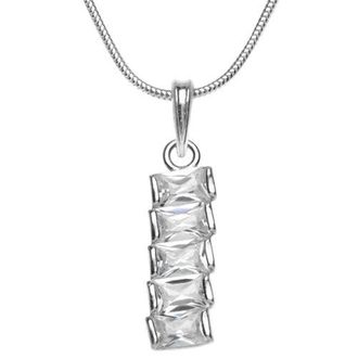 In Collections In Collections - 241A201660340 - Collier avec pendentif Femme - Argent fin 925/1000 - Zirconium