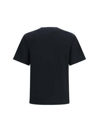 Burberry Mens T-Shirt Check Cotton Black T-Shirts And Polos