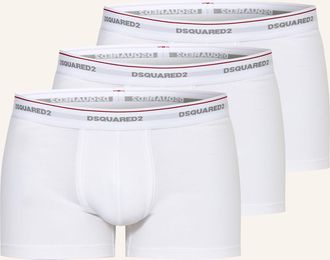 Dsquared2 3er-Pack Boxershorts weiss