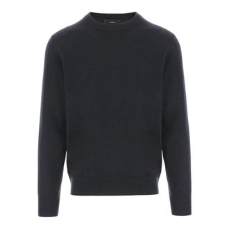 Vince Kaschmir Pullover mit Rundhalsausschnitt - - Knitwear - Herren - Blau - M