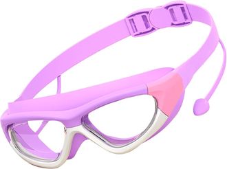 Generic Professionelle Wasserdichte Klarsicht-Schwimmbrille f&uuml;r f&uuml;r Jungen und M&auml;dchen, Beschlagfreie Schwimmbrille Kleinkinder, Strand-Pool-Brille, Polycarbo