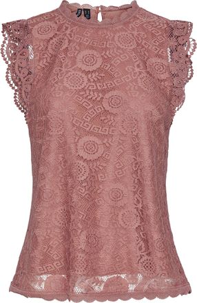 Pieces Female Oberteil ohne Ärmel PCOLLINE Spitze