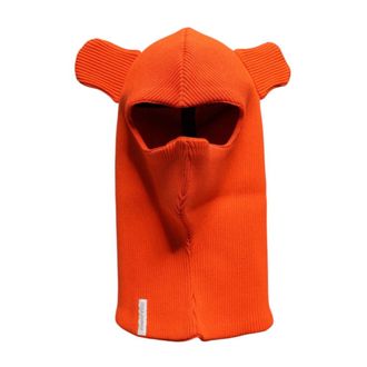 Dolce & Gabbana Baumwoll-Sturmhaube Kopfwickel-M&uuml;tze - - Accessories - Herren - Orange - ONE SIZE