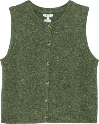 Yerse Sandy Vest - - Knitwear - Damen - Gr&uuml;n - M