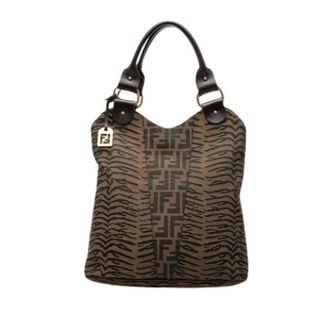 Fendi Pre-owned Canvas Tote - - Pre-owned - Damen - Braun - ONE SIZE
