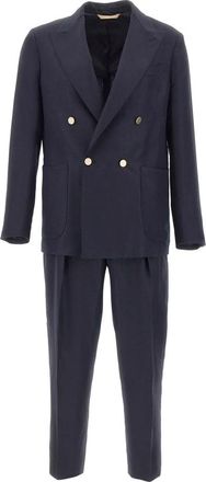 BRIGLIA 1949 Homme, Costumes, Bleu, Taille: L Costume crois&eacute; Bolgheri
