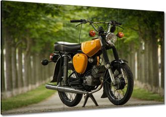 Generic Gemälde, gedruckt auf Leinwand, Wandkunst, Dekor, 120 x 80 cm, Simson Classic Moped Nr. H10092M_PC3X