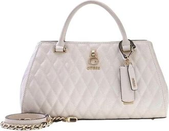 Guess Tamara Girlfriend Satchel - - Bags - Damen - Beige - ONE SIZE