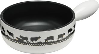 Kuhn Rikon Caquelon Induktion Goldglocke 23cm, Käsefondue aus Ton