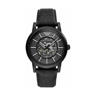 Emporio Armani Meccanico Uhr - - Accessories - Herren - Schwarzk - ONE SIZE