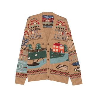 Ralph Lauren Homme, Pulls, Beige, Taille: XL Pull Ralph Lauren