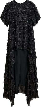 Essentiel haut Itty à volants superposés - Noir