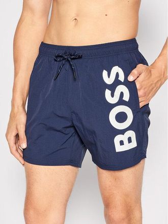 HUGO BOSS Badeshorts Octopus 50469602 Dunkelblau Regular Fit