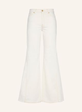 7 For All Mankind Jeans Flare Flare Fit weiss
