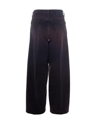 Haikure Womens Jeans Bethany Pink-Black Cotton Pink/black