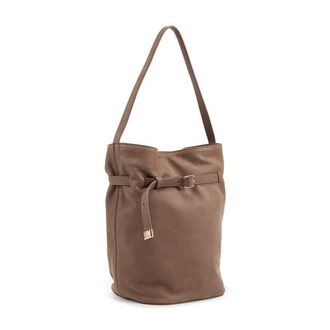 Saison 1865 Sac seau Ischi en cuir su&eacute;d&eacute;