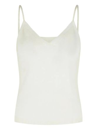 Lisa Yang braided-strap cashmere tank top - Nude