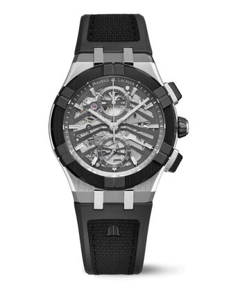 Maurice Lacroix AIKONIC AUTOMATIC CHRONOGRAPH SKELETON Herrenuhr AC8018-SSL20-030-2