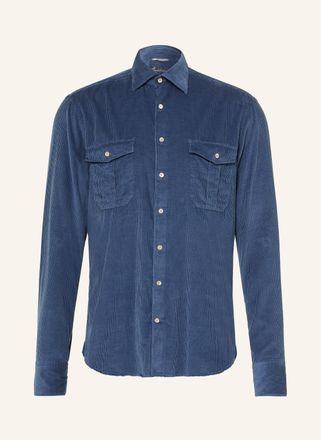 Stenstr&ouml;ms Cordhemd Regular Fit blau
