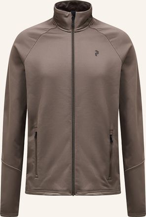 Peak Performance Midlayer-Jacke Rider Essentials Zip braun
