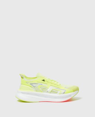 Stella McCartney UltraBOOST 5 Running Trainers, Woman, Solar Yellow/Hi-Res Yellow/White, Size: 4h