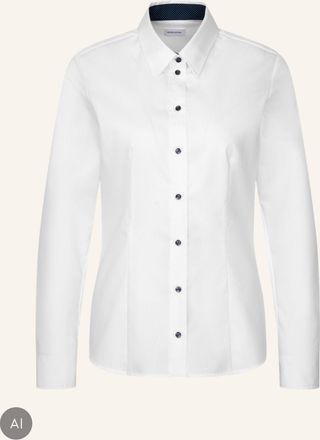 Seidensticker Seidensticker Klassische Bluse weiss