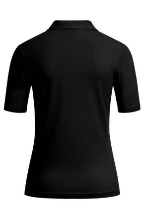 Greiff Poloshirt Greiff SHIRTS Damen Poloshirt Kurzarm Kent Regular-Fit Schwarz