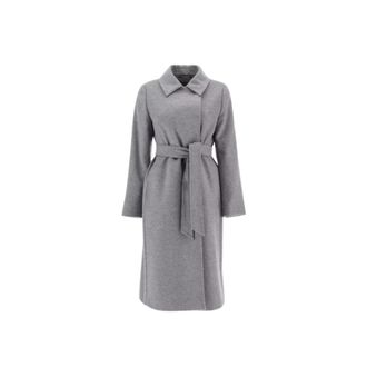 Max Mara Bcollag Midi Mantel - - Coats - Damen - Grau - 2XS
