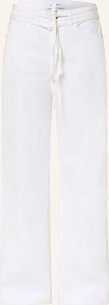 Comma Comma Wide Leg Jeans weiss