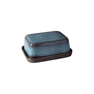 like. by Villeroy & Boch Lave glac&eacute; - beurrier, 15x 12 x 6,5 cm, turquoise