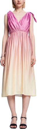 Esprit Damen 043EO1E318 Kleid, 773/PASTEL Yellow 4, 36