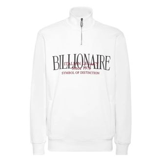 Billionaire Boys Club Homme, Sweatshirts et sweats &agrave; capuche, Blanc, Taille: 3XL Zipped SweaT-shirt LS