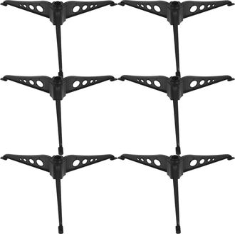 BESPORTBLE 6 St&uuml;ck Weihnachtsbaumst&auml;nder Kunststoff Dunkelgr&uuml;n Stabiler Halter f&uuml;r Weihnachtsbaum Fahnenmast und Ballonstange Langlebig f&uuml;r Weihnachtsdeko und Zu