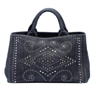 Prada Pre-owned Canapa Tote - Femme - Pre-owned - Gris - Taille: ONE Size