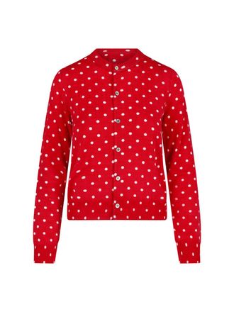 Comme Des Gar&ccedil;ons Polka-Dot Cardigan