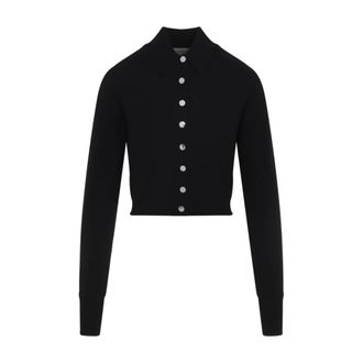 Sportmax Schwarzer Wollpullover Eleganter Stil - - Knitwear - Damen - Schwarzk - M