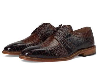 Stacy Adams Travato Chaussures Oxford &agrave; lacets pour homme, Brun/multicolore, 40 EU