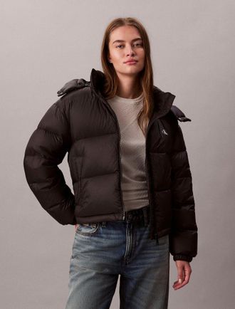 Calvin Klein Jeans Steppjacke ESSENTIAL MIDWEIGHT PUFFER JACKE Mit Rundhalsausschnitt, regular fit