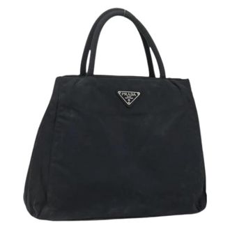 Prada Pre-owned Vintage Nylon Tote Bag - - Pre-owned - Damen - Schwarzk - ONE SIZE