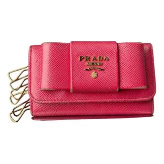 Prada Pre-owned Leder-Schl&uuml;sselanh&auml;nger - - Pre-owned - Damen - Rosa - ONE SIZE